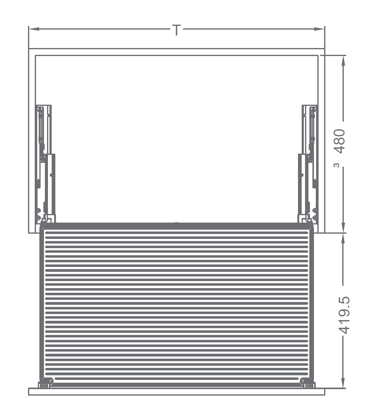 Starke Amber Pull-Out Basket