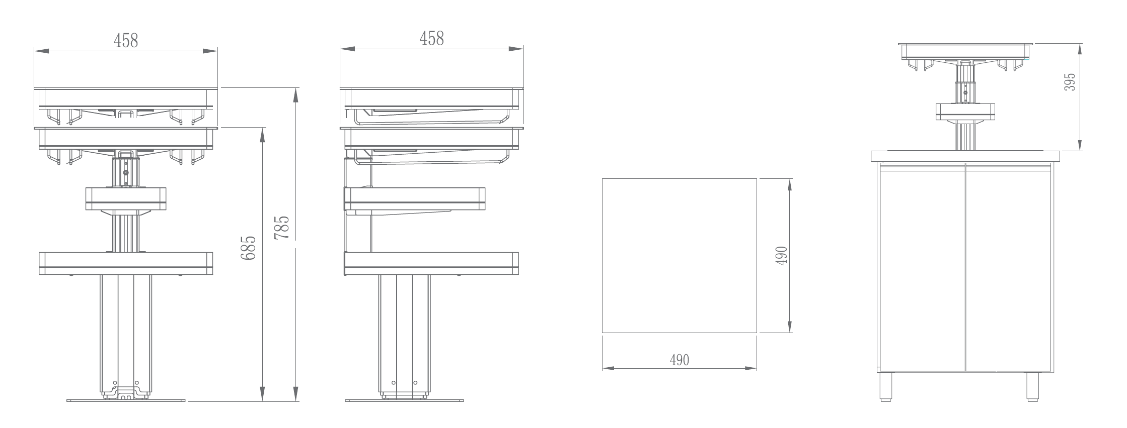 Starke Futura Electric Lifting Base Cabin